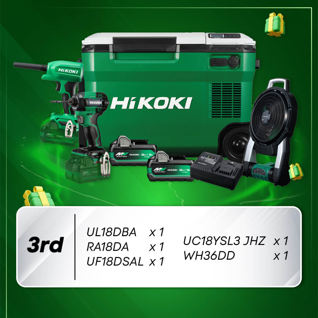 HiKOKI PowerTools – Power Up & Win!