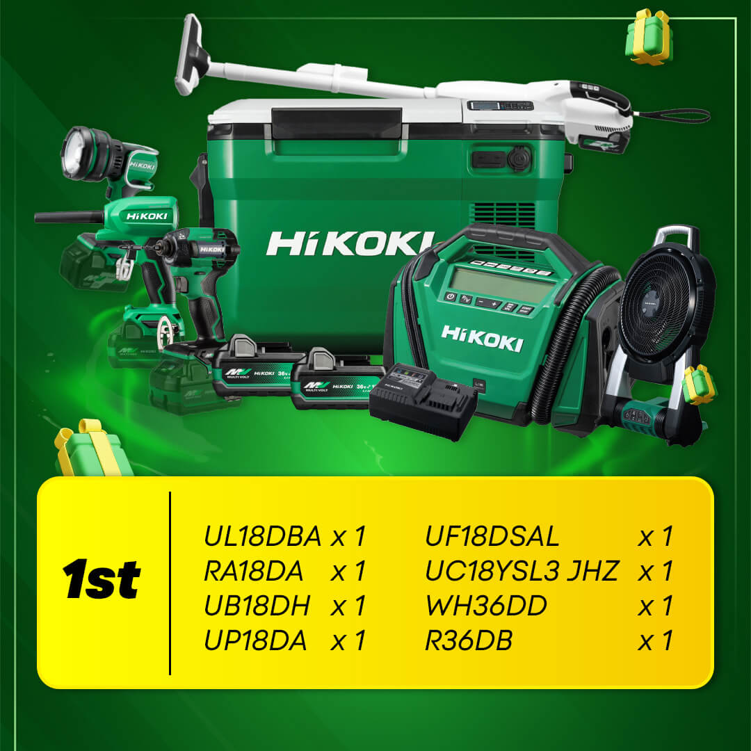 HiKOKI PowerTools – Power Up & Win!